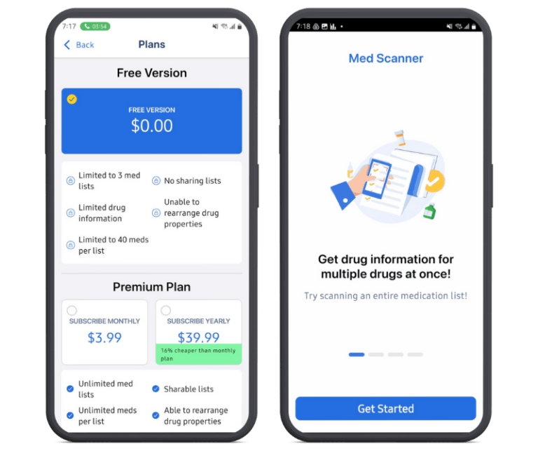Medicine Scanning App - Technology Rivers
